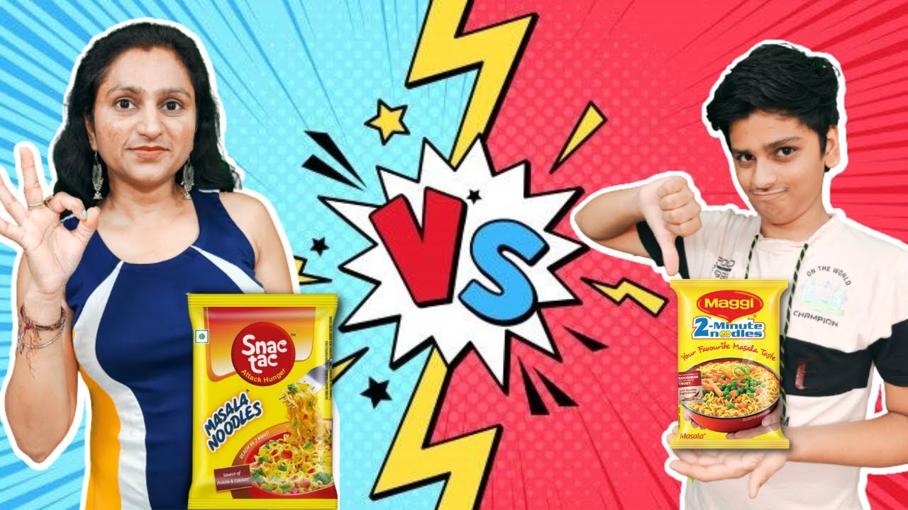 Classic Maggi vs. Snac Tac Maggi - Which One is better? | food review ...