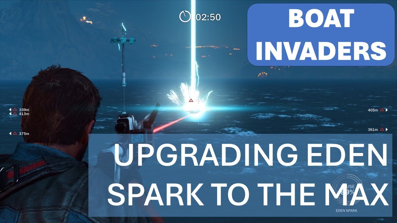 Boat Invaders, Upgrading Eden Spark to the MAX - Just Cause 3 - OBG ...