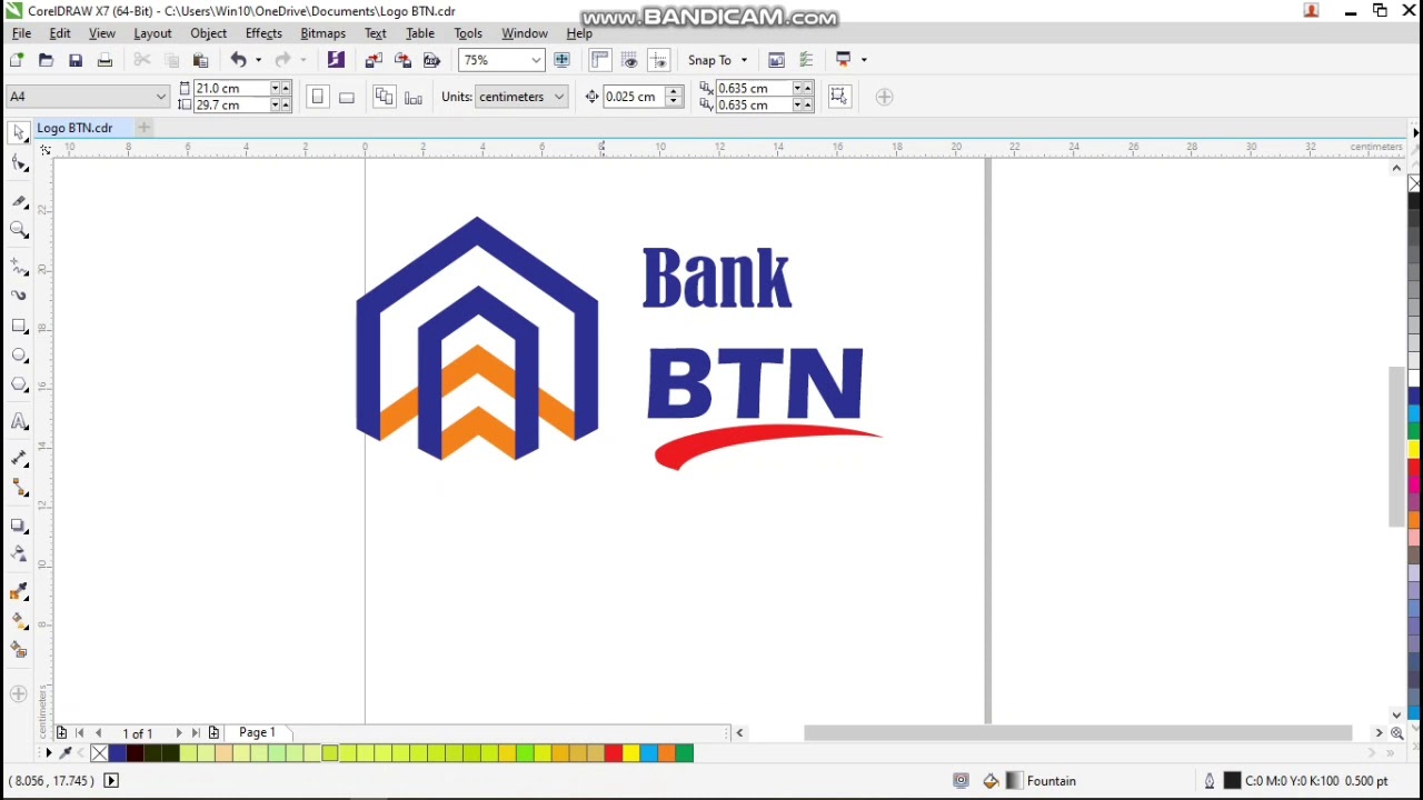 Tutorial Membuat Logo Bank BTN - YouTube