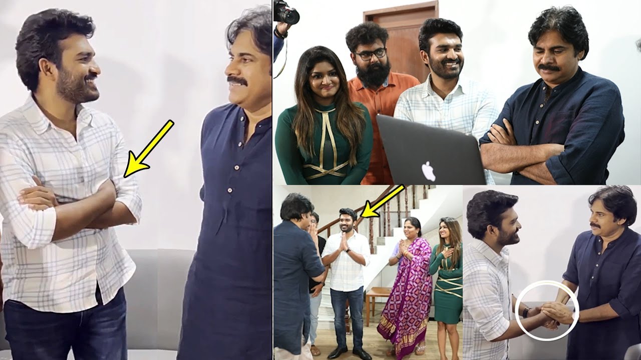 Kiran Abbavaram Meets Power Star Pawan Kalyan | Fan Boy Moment | #NMBK ...