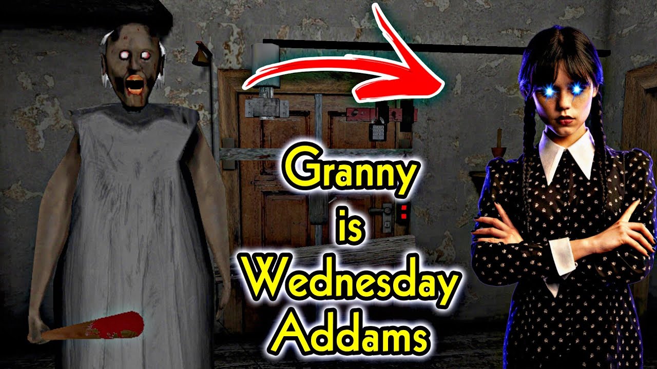 Granny is Wednesday Addams | Granny v1.8 - YouTube