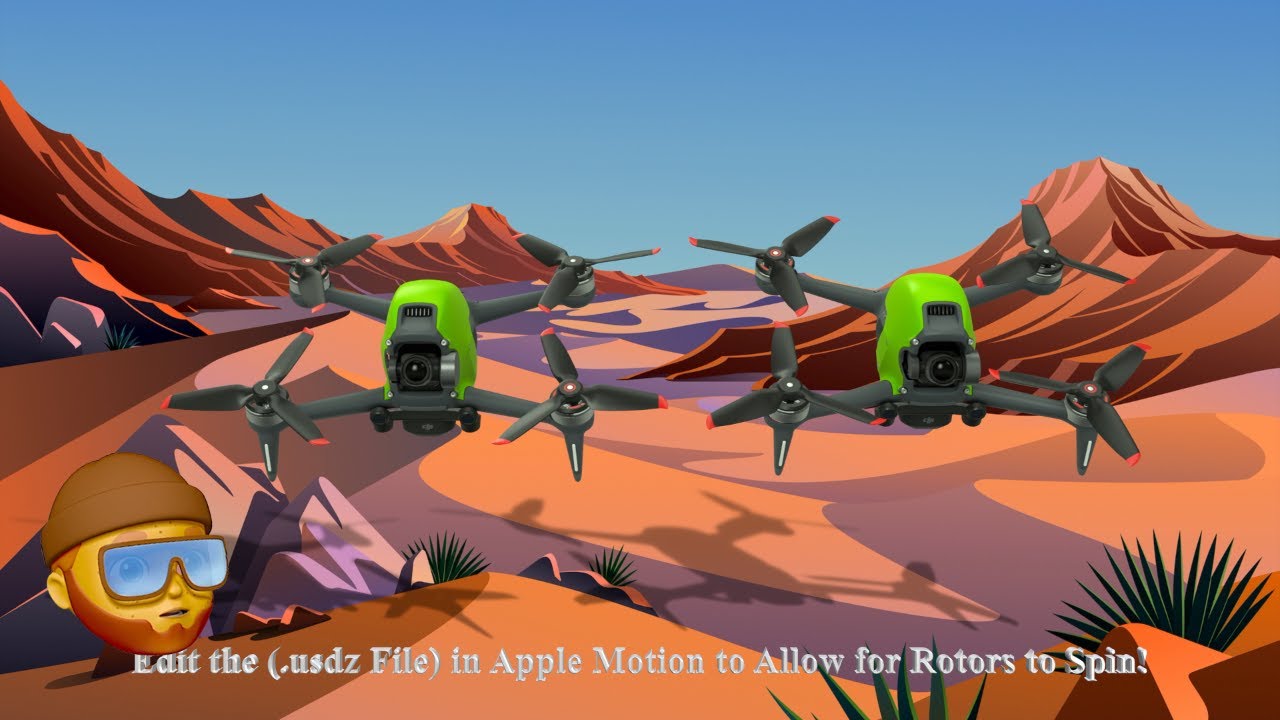 DJI FPV Rotating Propellers - YouTube