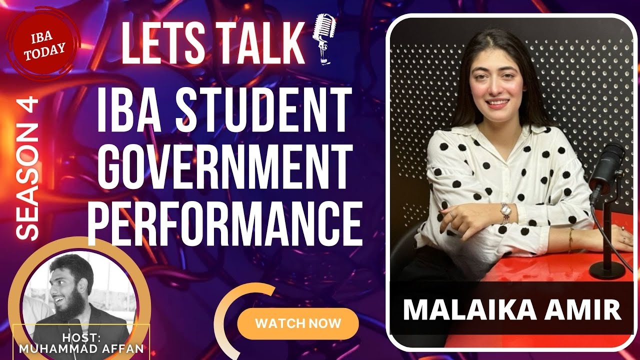 IBA Student Government Performance - Malaika Amir Student President ...