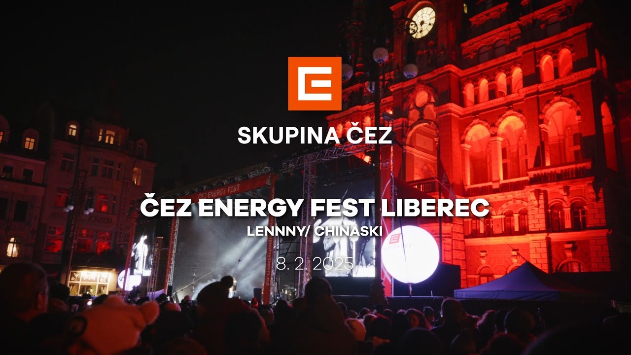 ČEZ Energy fest 2025: Na plném náměstí v Liberci zahrála Lenny a ...