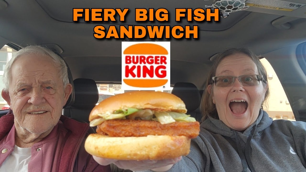 Burger King NEW Fiery Big Fish Sandwich Review #foodreview # ...