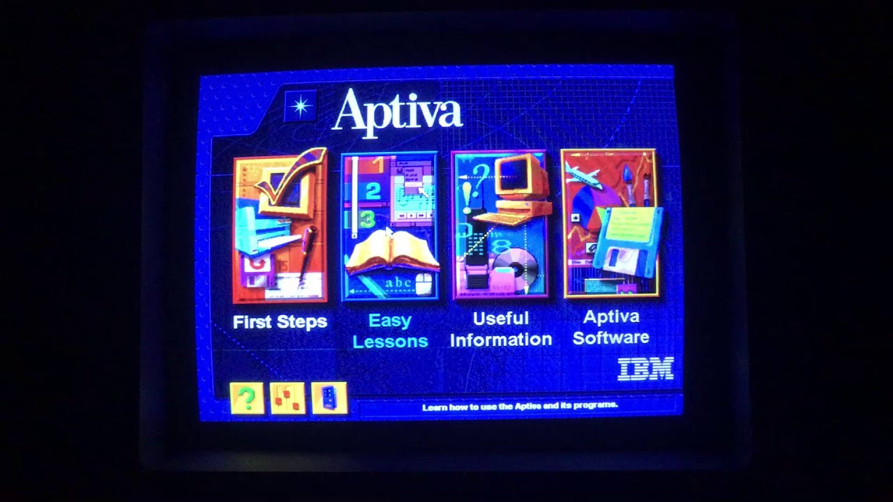 Aptiva Startup Tutorial From My 1995 IBM Aptiva Pentium 133 - YouTube