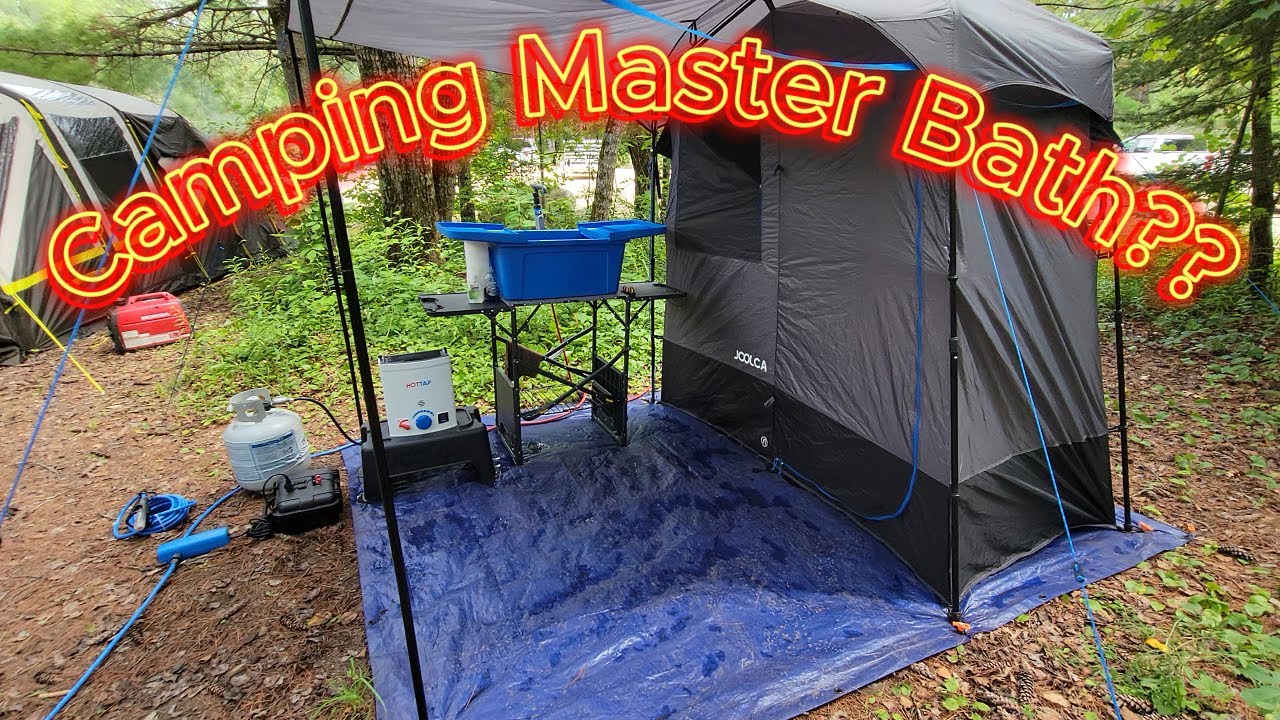 Camping Master Bath? The best hot portable shower? Check out Joolca's ...