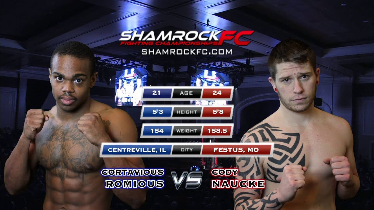 Shamrock Showdown Fight 1 Cortavious Romious Vs Cody Naucke - YouTube
