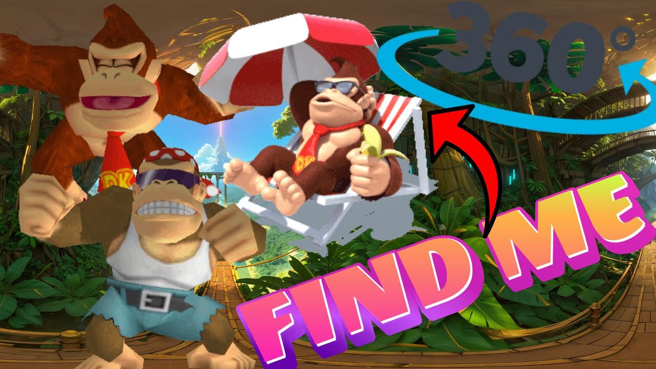 FIND ME 360° vr Donkey Kong Virtual Reality - YouTube