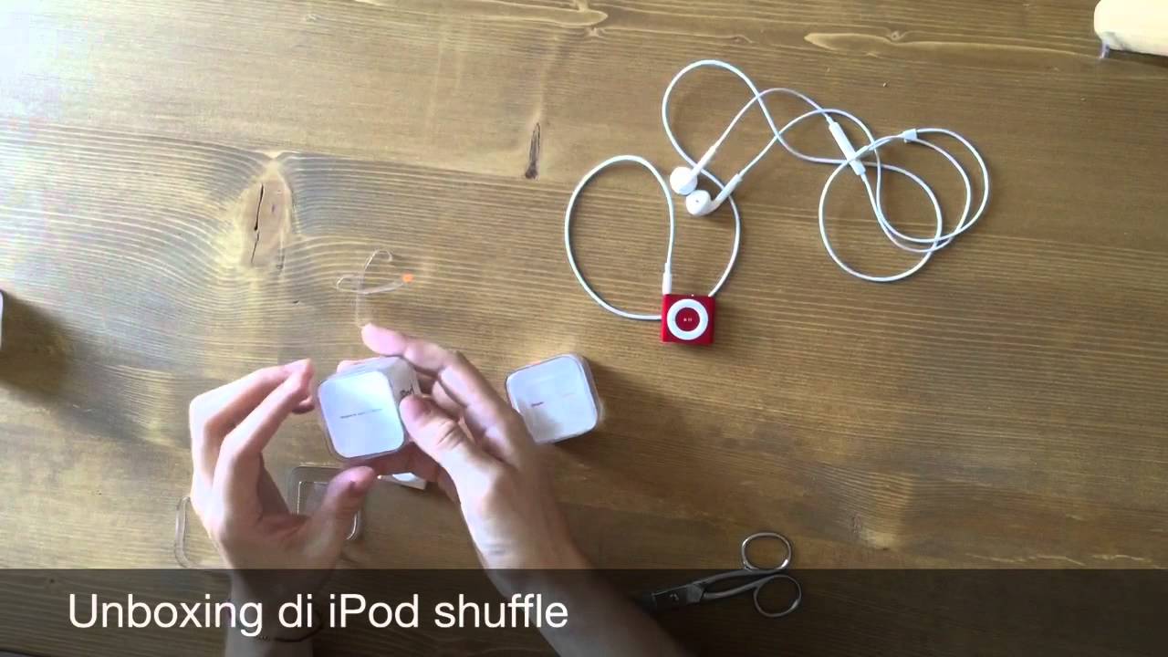 Unboxing Ipod Shuffle gold 2015 (Ita) - YouTube