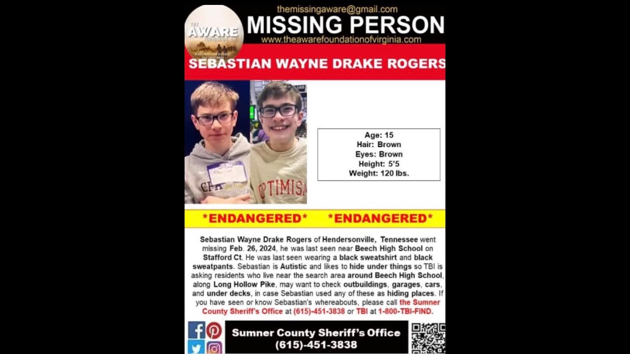 20 similarities in Sebastian Rogers and Summer Wells missing child ...