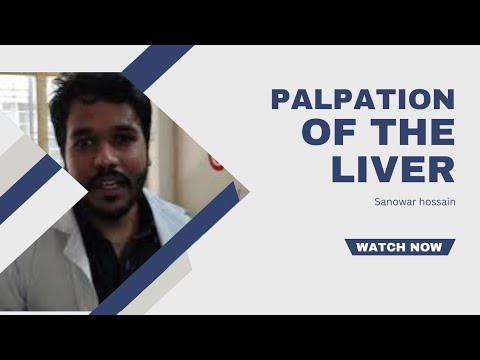 palpation of the liver | clinical examination- liver palpation ...