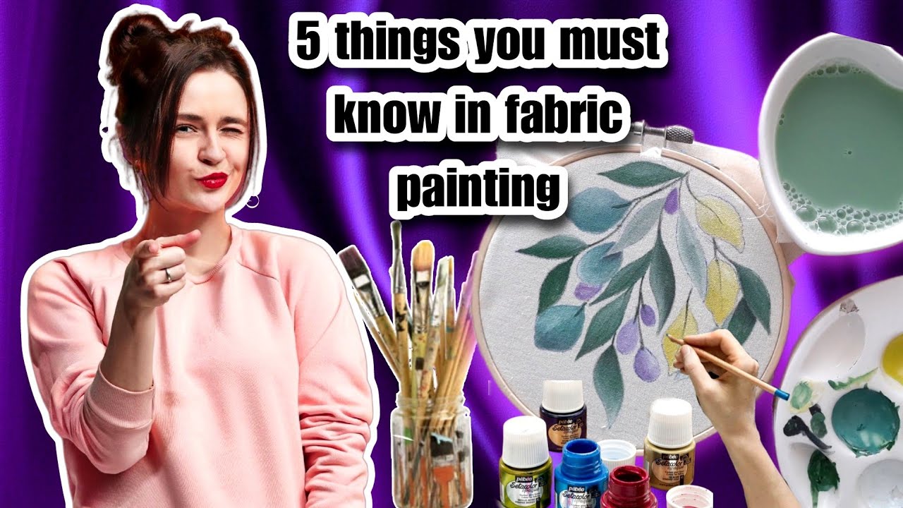 fabric painting for beginners/Simple but essential tips in fabric ...