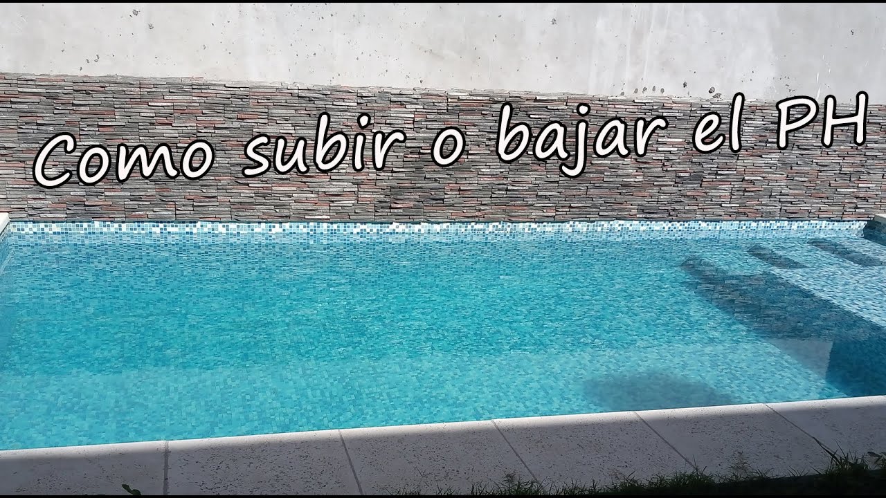 Regular ph / Subir o bajar el ph de la pileta - YouTube