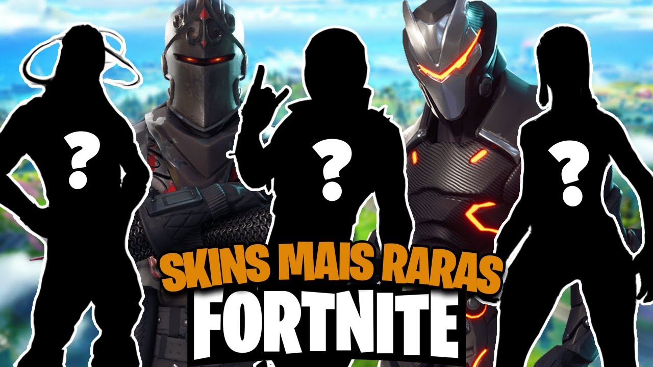 AS SKINS MAIS RARAS DO FORTNITE - YouTube