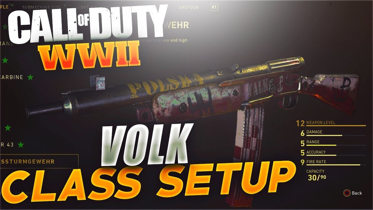 *NEW* VOLK BEST CLASS SETUP WILL MAKE ENEMIES RAGE IN COD WORLD WAR II ...
