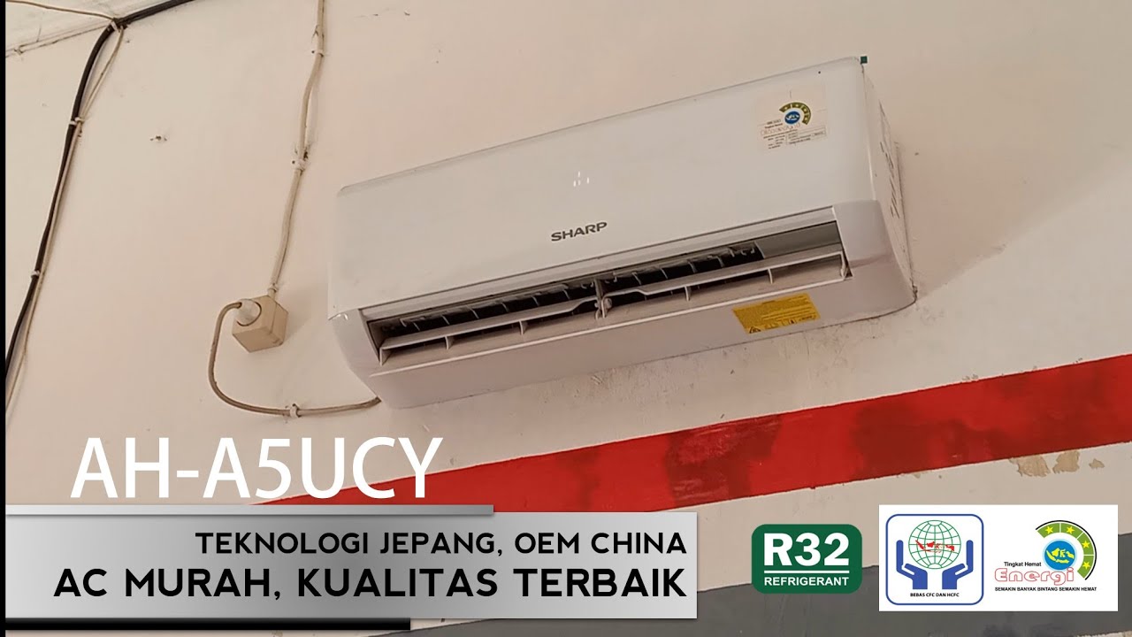 Sharp Mini Split Air Conditioner (0.5hp) - AH-A5UCY (Gree OEM) - YouTube