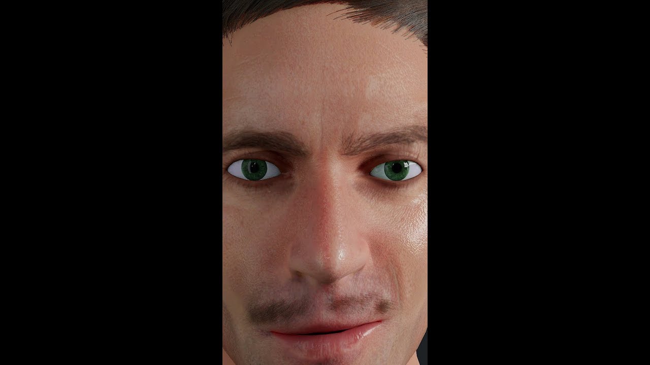 Realistic Skin Texture Projection and shading Demo (link in the ...