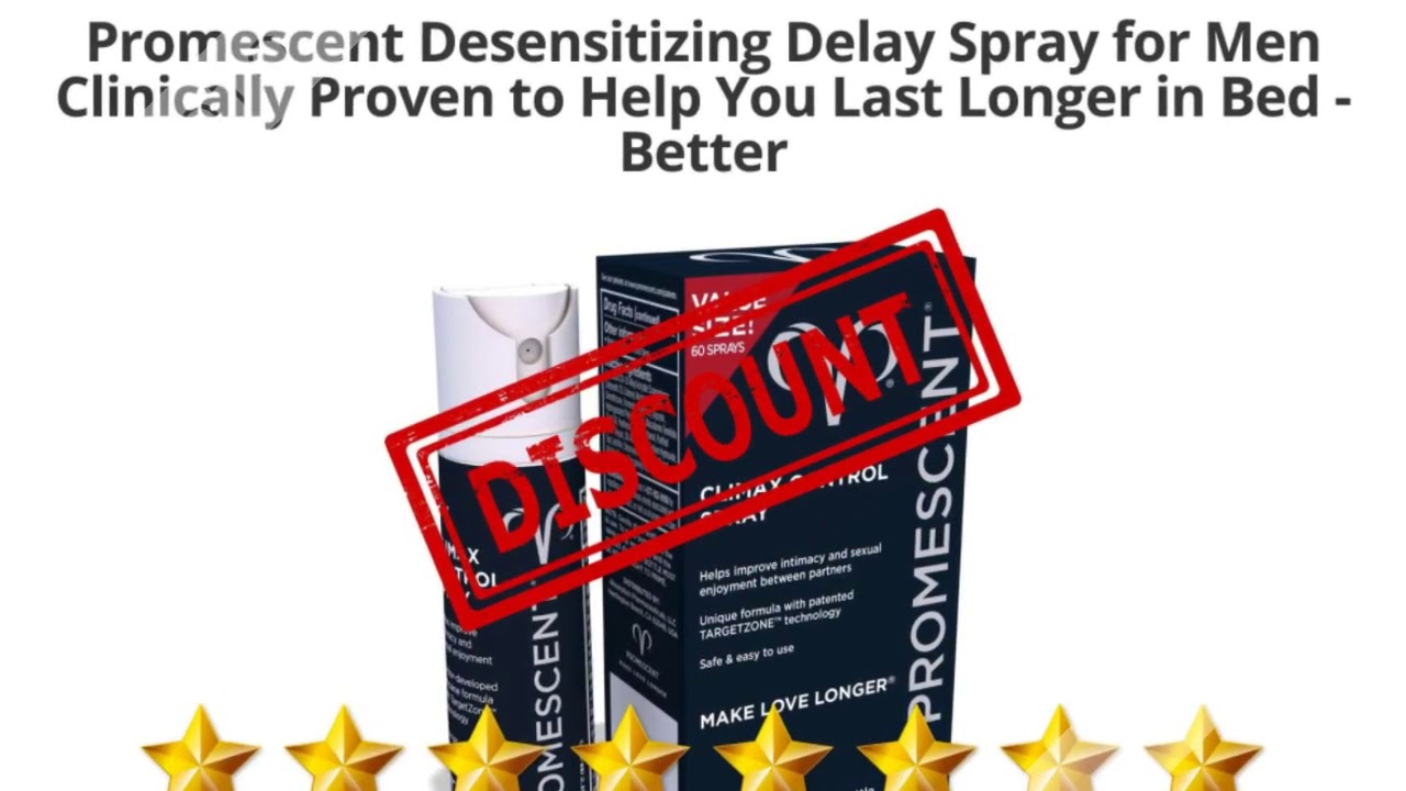 Promescent Desensitizing Delay Spray for Men Clinically Proven to ...