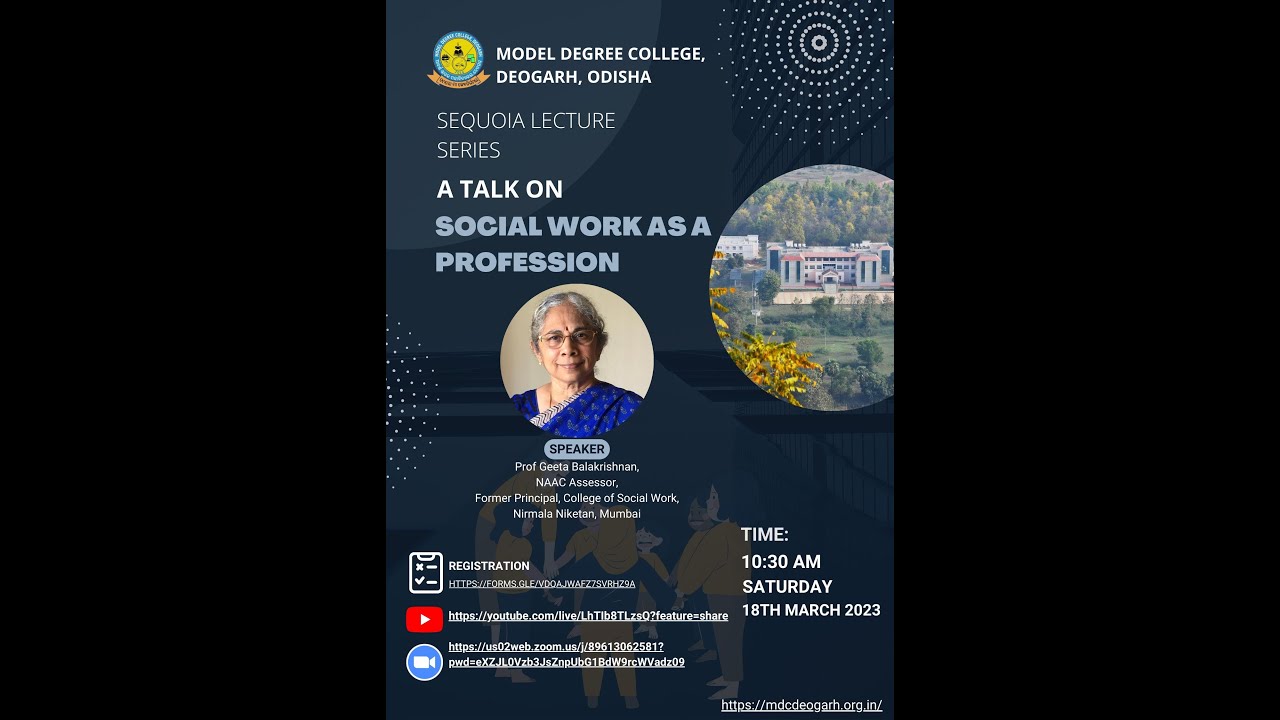 Prof Geeta Balakrishnan: Social Work as a Profession - YouTube