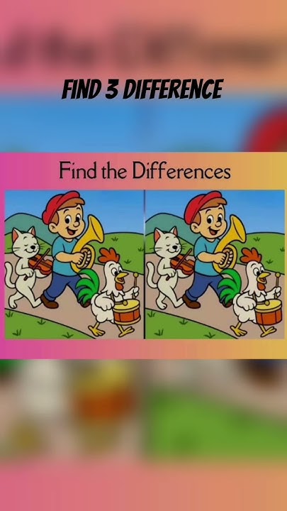 find 3 difference - YouTube
