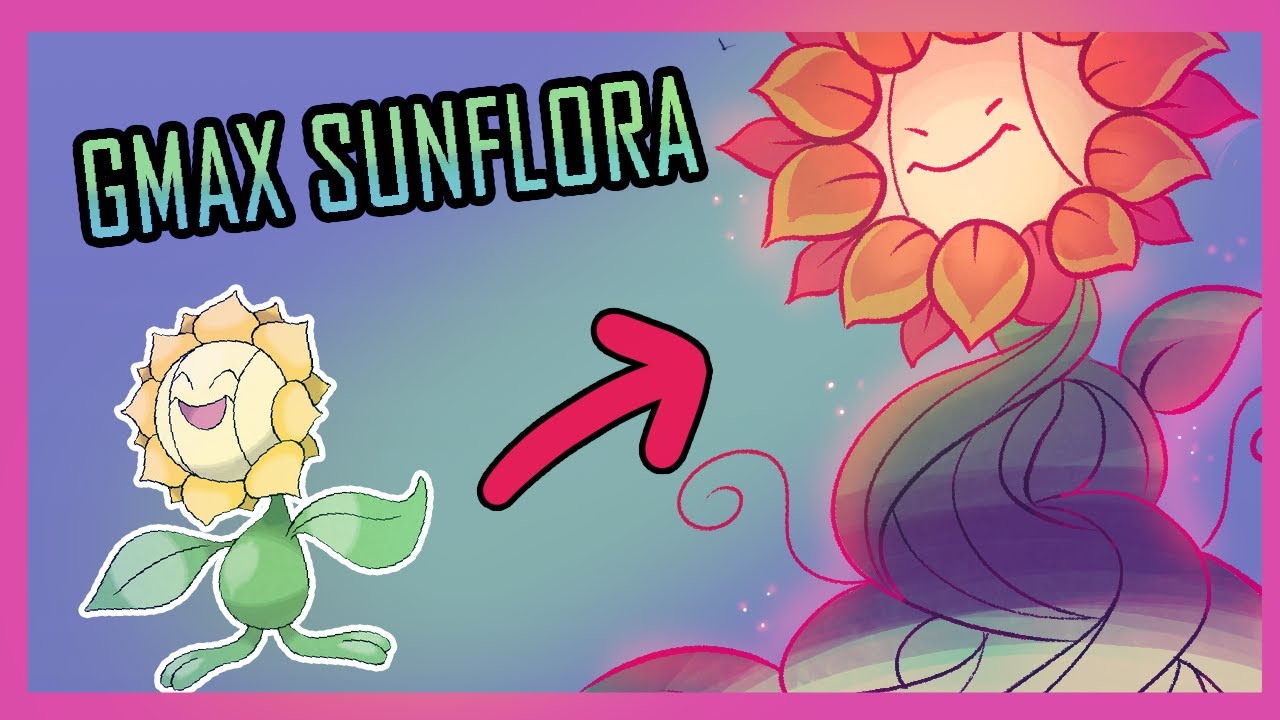 Gigantamax Sunflora! The colossal sunflower Pokémon #pokemon #art # ...
