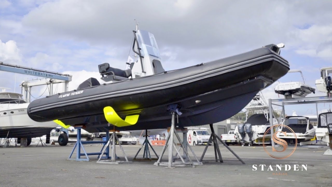 The first SEAir Flying Tender arrives | Standen Marine - YouTube