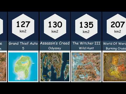Comparison : Game map size - YouTube