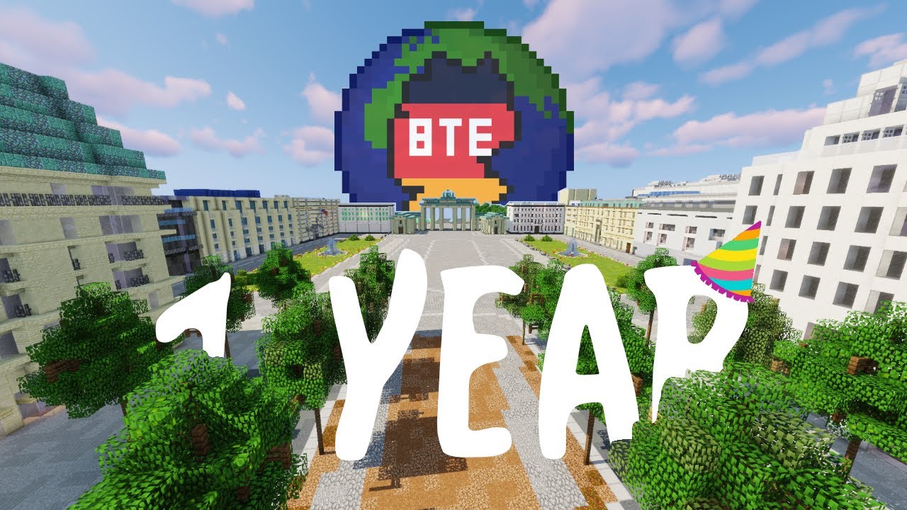 Wir bauen DEUTSCHLAND in MINECRAFT seit 1 JAHR | BTE Germany Jahresrückblick - YouTube