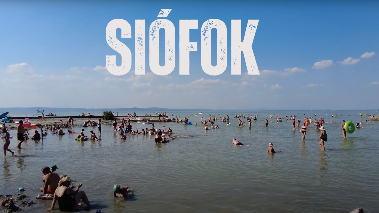 Siófok Aranypart - Balaton [4k Ultra HD 60fps ] - YouTube