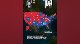 60 Years of U.S. Elections Then VS Now! How the Electoral College Map ...