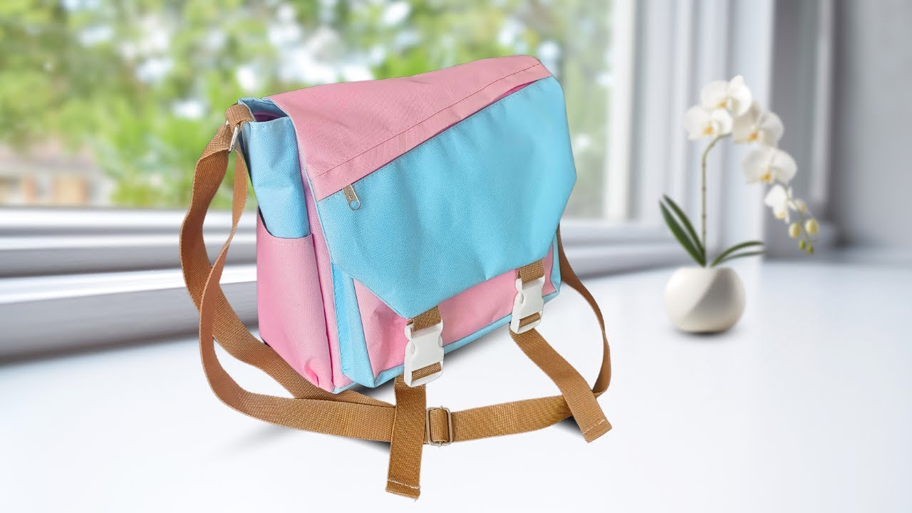 Cómo Hacer un Morral Bandolera ️ | Tutorial Fácil + Molde Gratis - YouTube