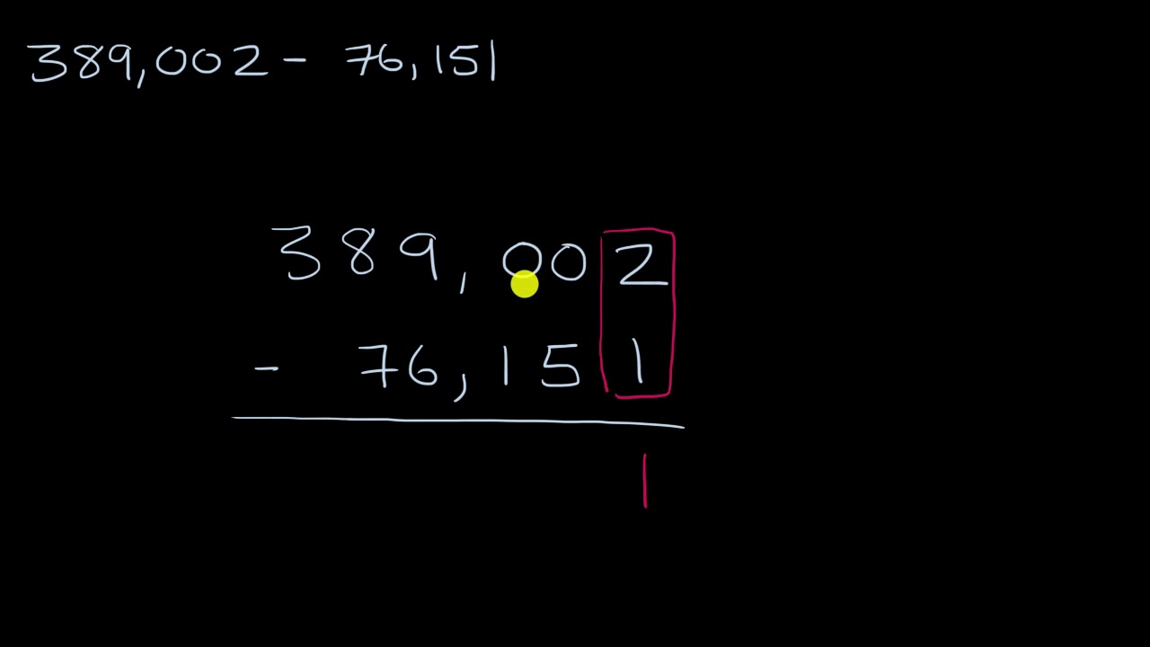 Subtracting Multi Digit Numbers With Regrouping YouTube subtracting-multi-digit-numbers-with-regrouping-youtube