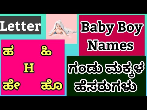 Baby Names Starting With Letter H Baby Boy Names/ Letter Hi/ he/ho ...