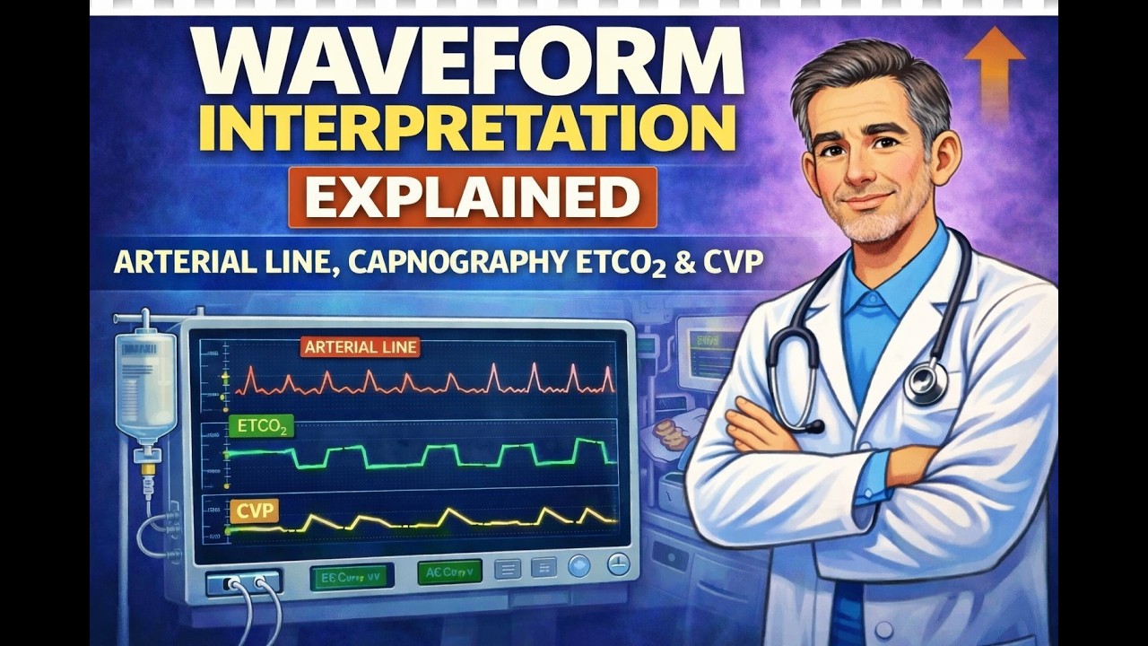 Waveform Interpretation Explained: Arterial Line, Capnography ETCO₂ ...