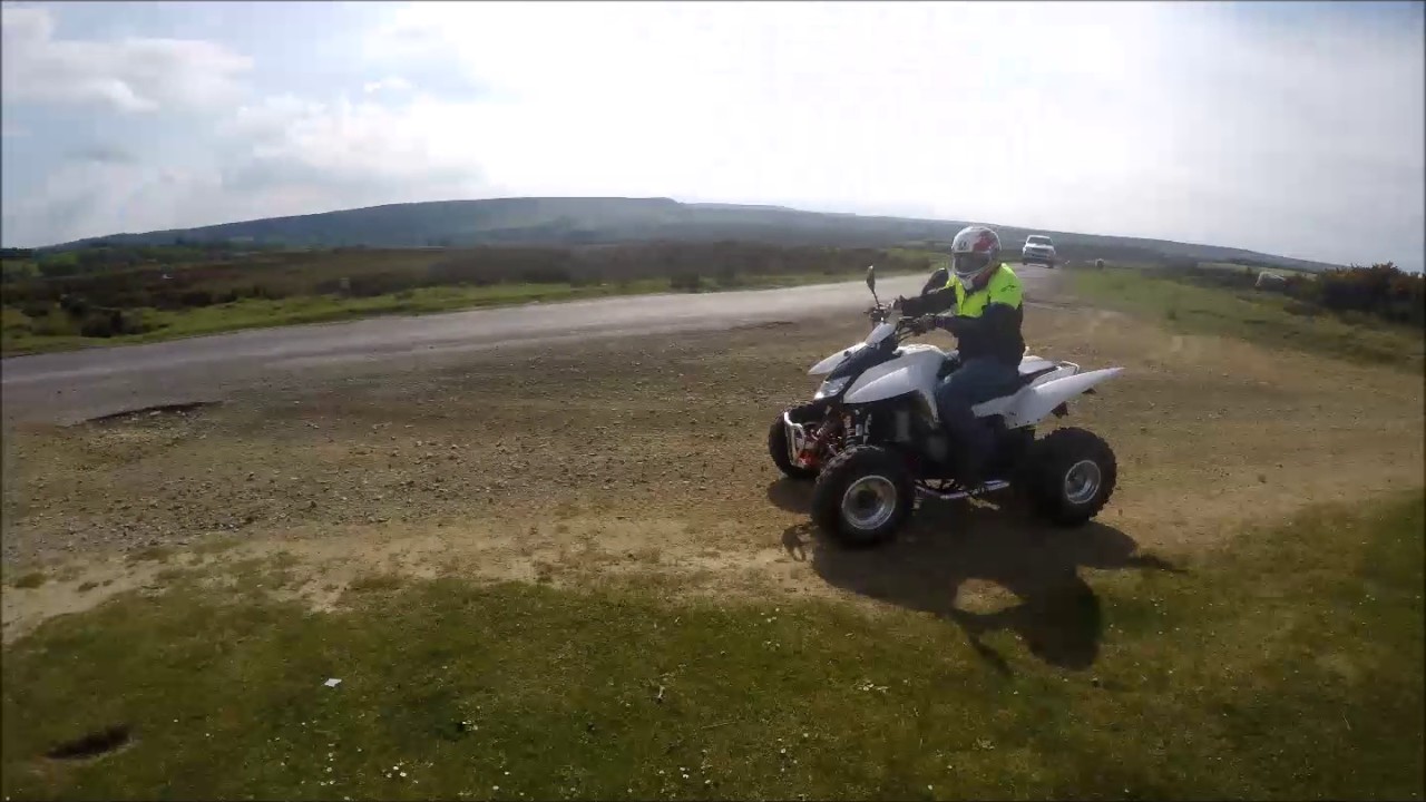 Rudland Rigg North York Moors Greenlaning on Quad Bike - YouTube
