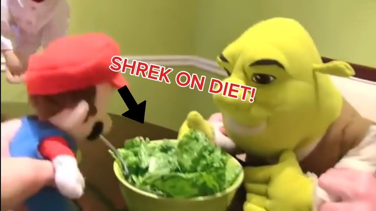 NO MORE CHEESECAKE! [SML Movie: Shrek's Diet Reaction] - YouTube