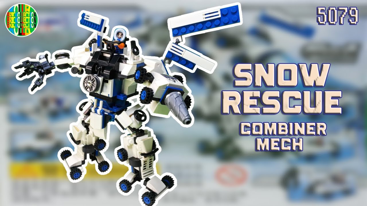 5079 Snow Rescue Combiner Mech - YouTube
