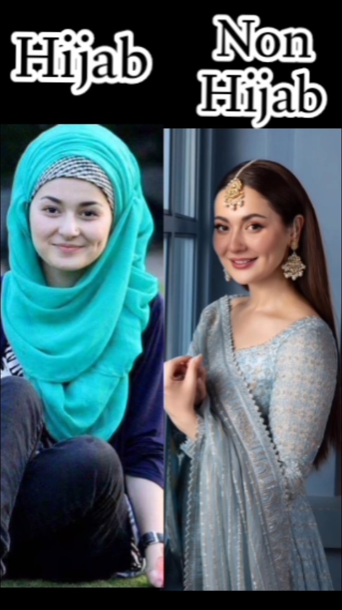 Hijab VS non Hijab Who is best public?#shorts #fashion #trending# ...