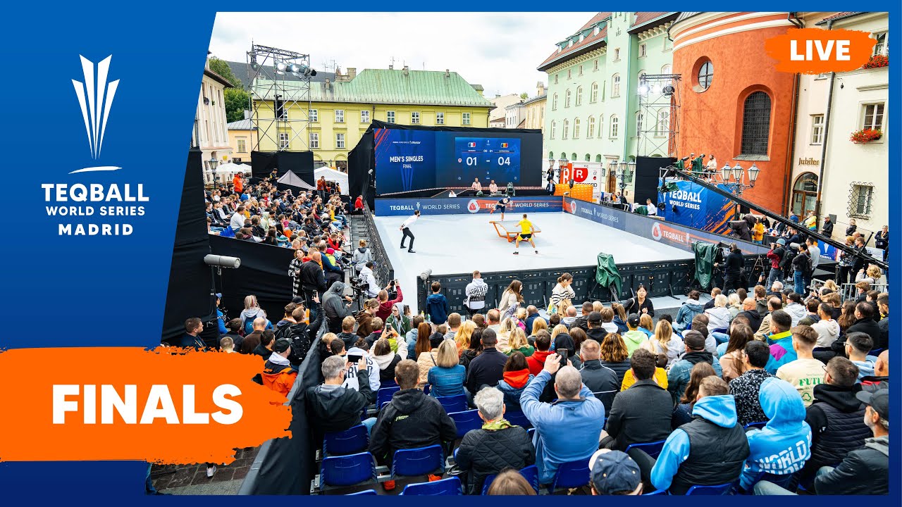 LIVE - Teqball World Series - Madrid | Finals - YouTube