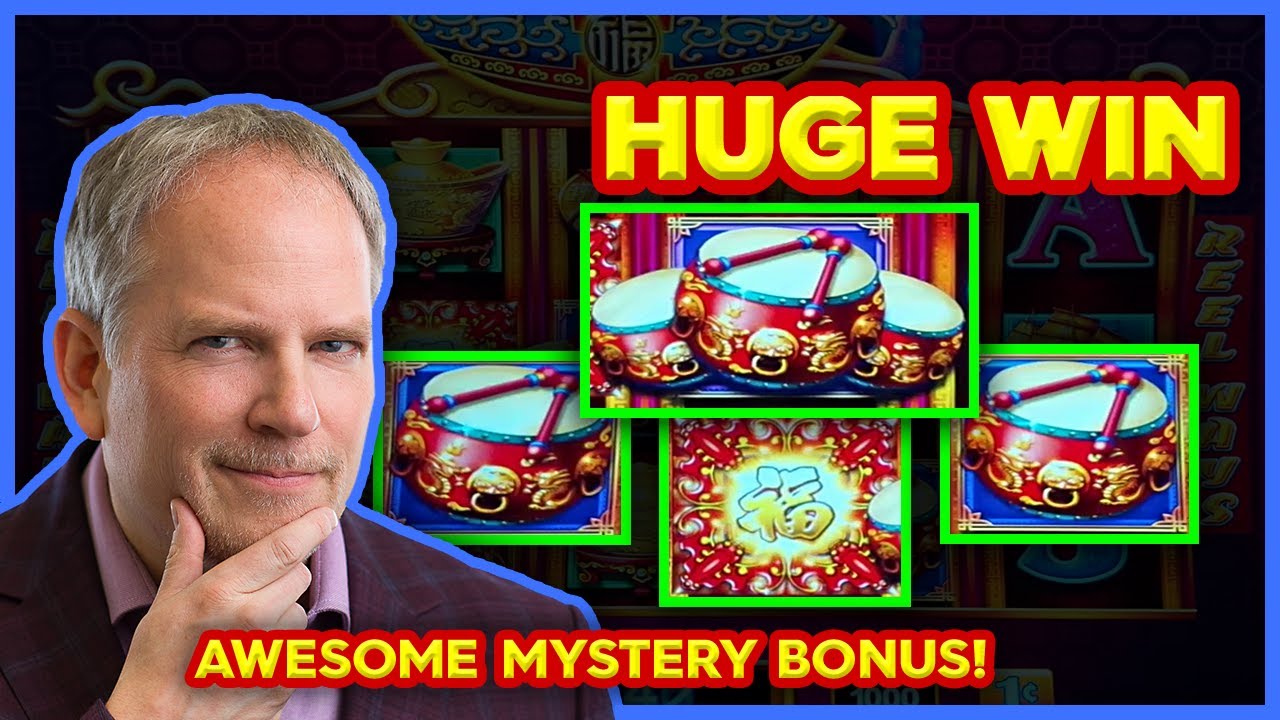 MYSTERY FEATURE HUGE WIN! Dancing Drums Prosperity Slot - AWESOME ...