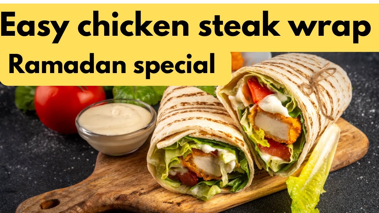 🌯Chicken Steak Wrap at Home | Juicy & Delicious | Easy Homemade Wrap ...