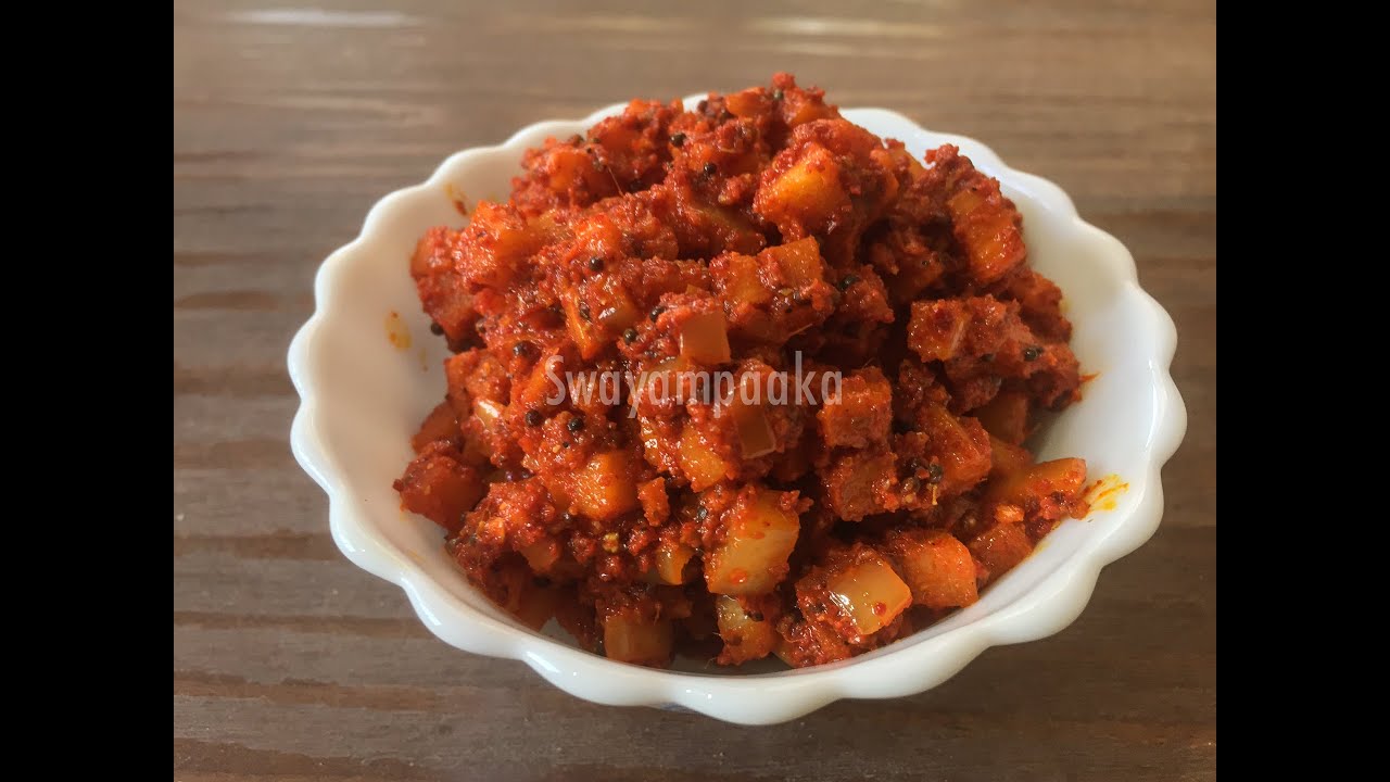 baledindina uppinakayi | ಬಾಳೇದಿಂಡಿನ ಉಪ್ಪಿನಕಾಯಿ । banana stem pickle ...