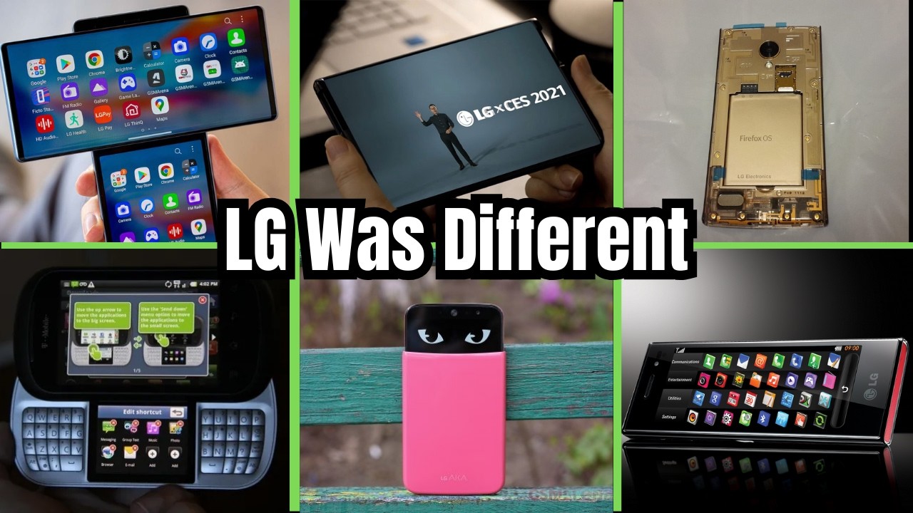 The 12 Craziest LG Phones You Can’t Believe Were Real - YouTube
