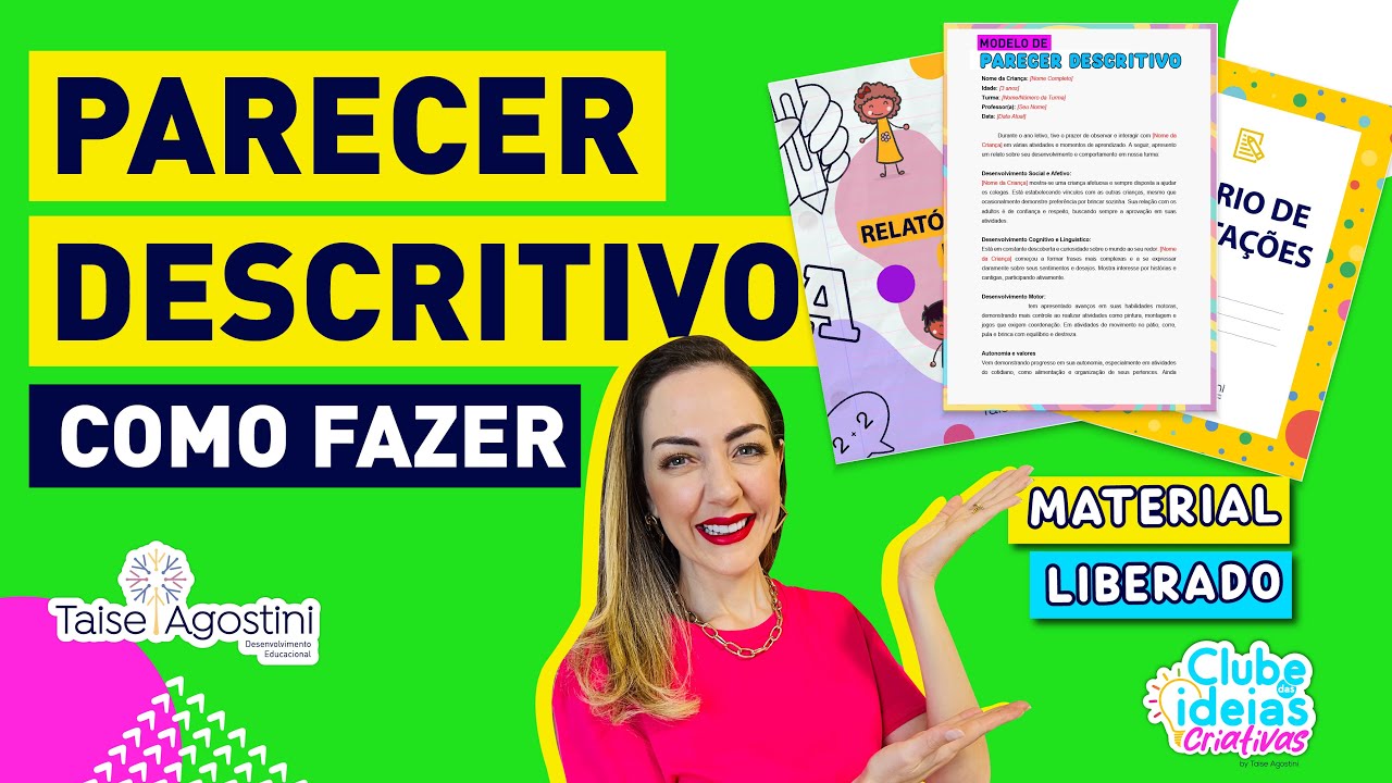 Parecer Descritivo Modelos Prontos Significado