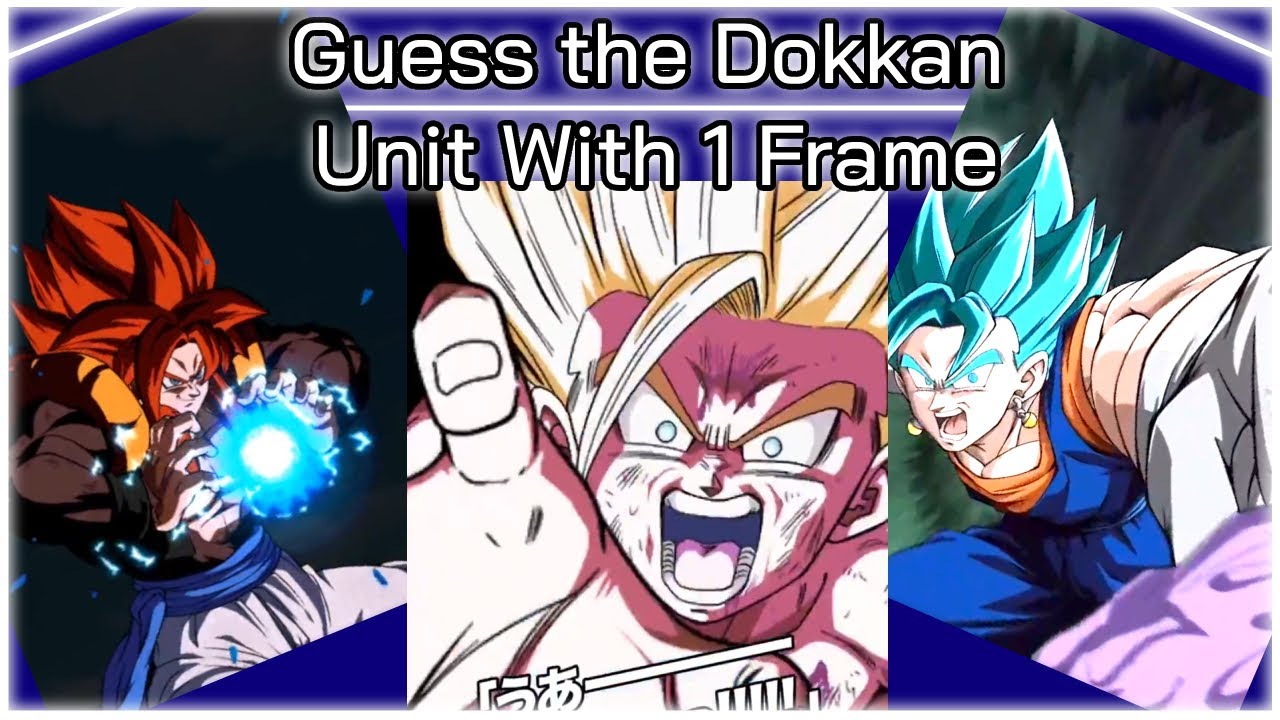 Guess the Dokkan Unit With 1 FRAME of Their Super Attack! - YouTube