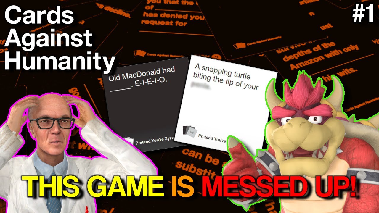 A VERY NAUGHTY CARD GAME - Cards Against Humanity - YouTube