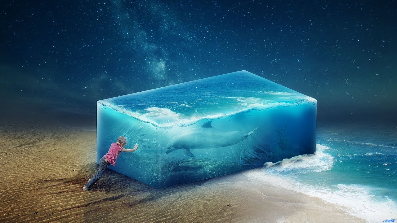 Photoshop Manipulation Tutorial Aquarium (포토샵 합성 강좌 아쿠아리움) - YouTube