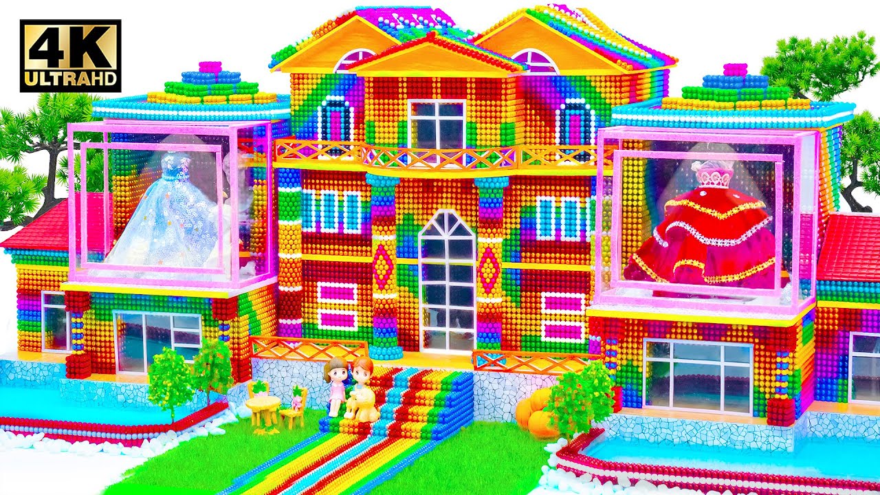 Satisfying Video | Build Amazing Magnet Fashion Shop House From ...