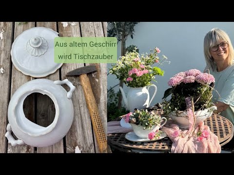 Brilliant idea: Turning shards into garden magic 🌸